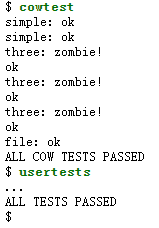 xv6实验课程--xv6的写时拷贝(COW)(2021)_usertrap(): unexpected scause ...