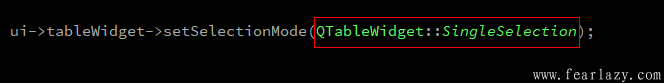 QTableWidget如何设置只能选中一行？_pyqt6 qtableview 只能选中一格-CSDN博客