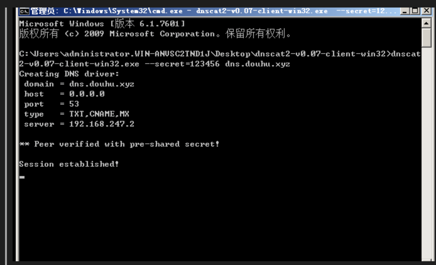 DNS隧道的利用_dnscat2-v0.07-client-CSDN博客