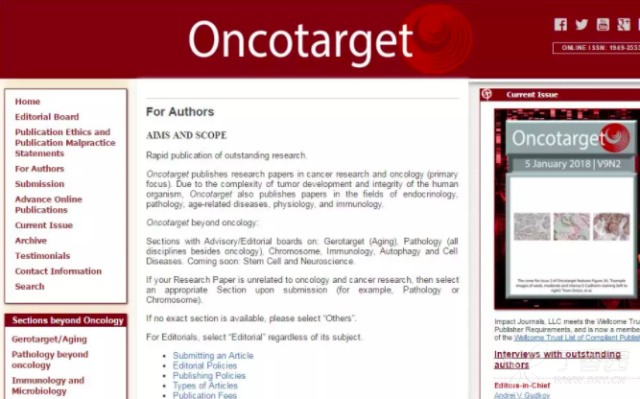 计算机类sci四大水刊,官方证实：「四大水刊」之一的 ONCOTARGET 2018年起将不再被 SCI 收录，你怎么看？...-CSDN博客