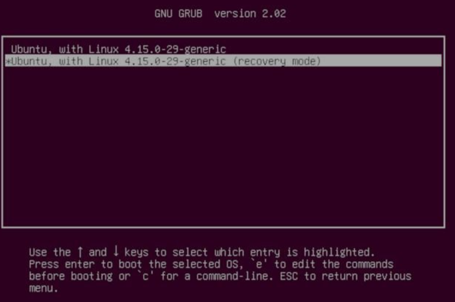 ubuntu系统启动时Recovery Mode的详细使用教程_ubuntu进入recovery恢复系统-CSDN博客