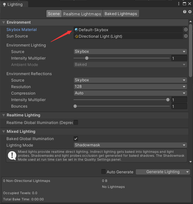 Unity天空盒unity更改天空盒材质 Csdn博客 