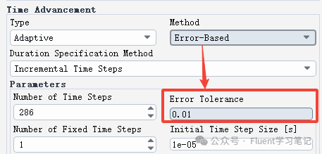 七十七、Fluent自适应时间步长操作详解1_fluent时间步数和时间步长-CSDN博客