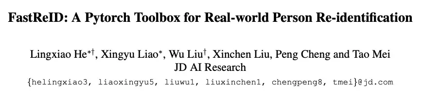 京东发布FastReID：目前最强悍的目标重识别开源库！-CSDN博客