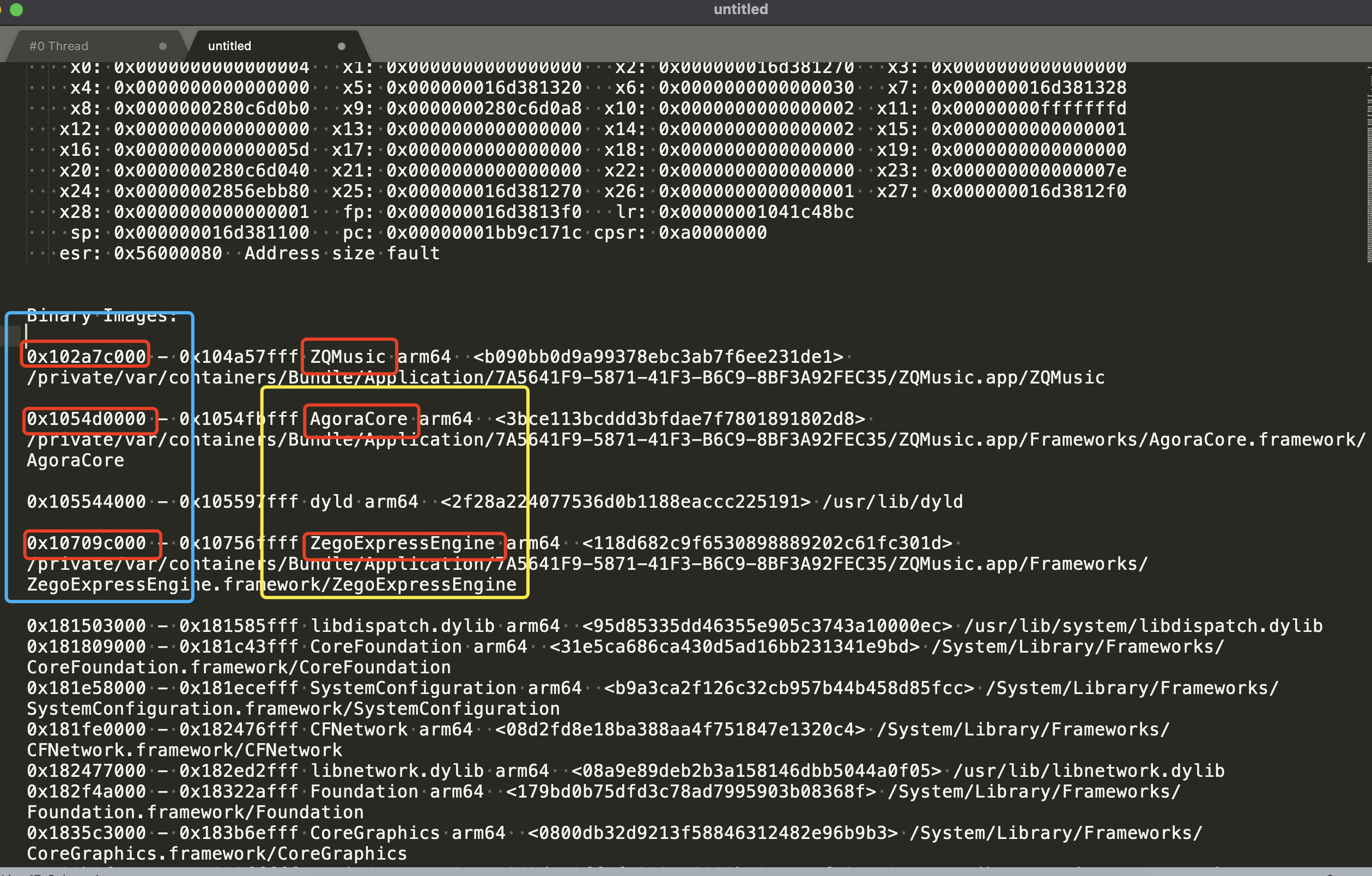 Ios崩溃日志符号化与崩溃分析hopper Crash Csdn博客 0345