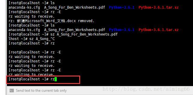 linux is not unix x,【Linux is not unix】通过xshell拖动文件直接上传Linux——lrzsz简介 ...