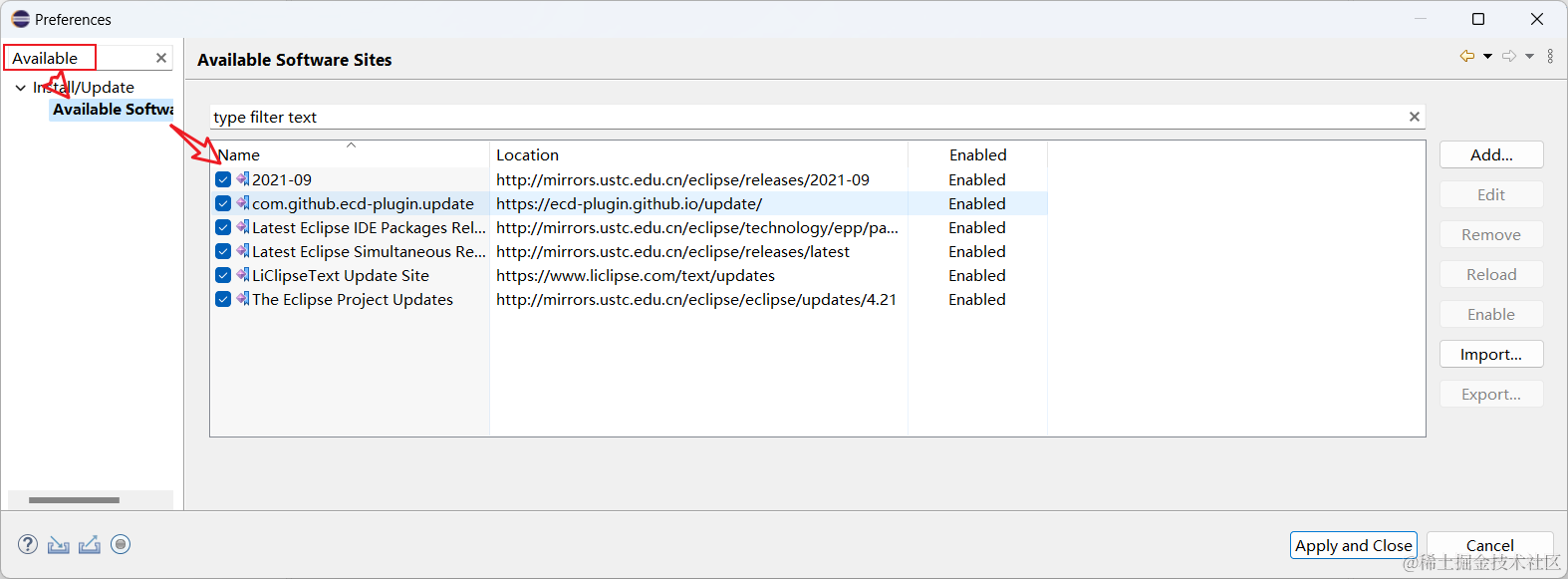 Eclipse 修改插件市场下载源_eclipse marketplace换源-CSDN博客
