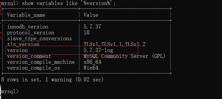 多种方法查看Mysql版本信息（Windows、LINUX系统都适用）_打印当前mysql系统环境版本-CSDN博客