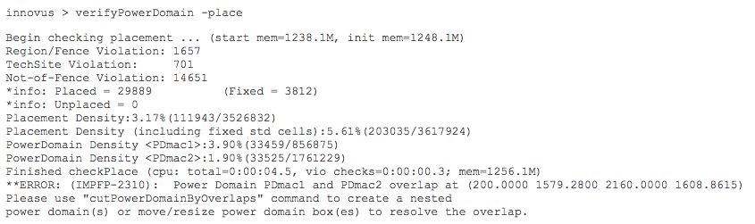 innovus停止当前命令_Innovus 小技巧 | Innovus 中如何验证低功耗设计-CSDN博客