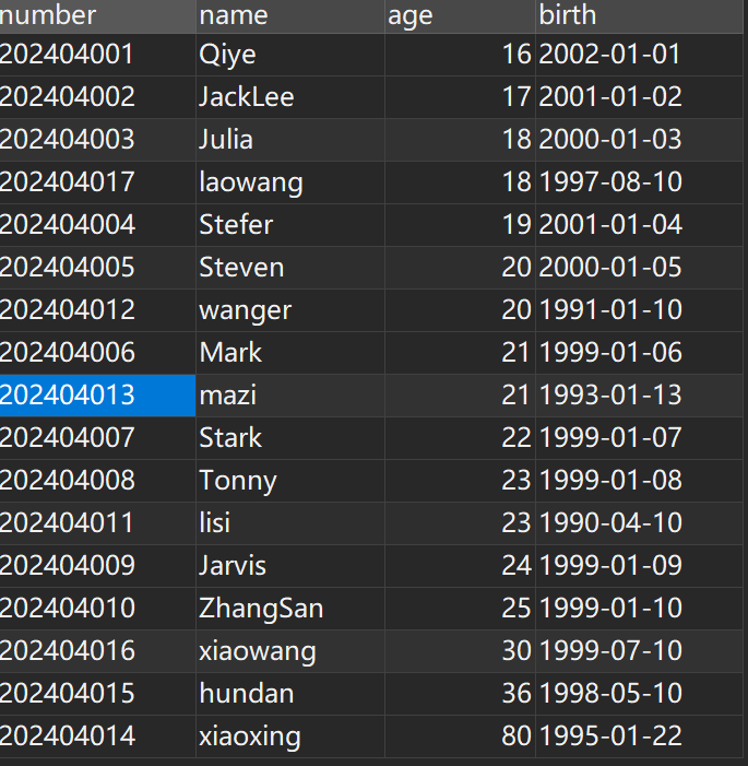 mysql查询操作_mysql values-CSDN博客