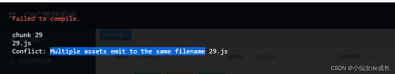 Multiple Assets Emit To The Same Filename报错 Csdn博客