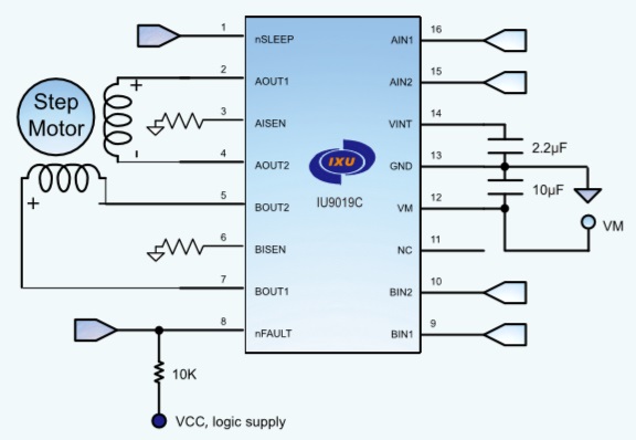 IU9019双通道H桥电机驱动芯片_电机驱动iu6315-CSDN博客