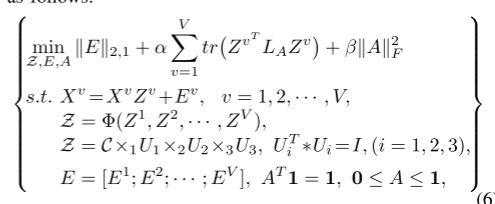 论文阅读笔记：Low-Rank Tensor Graph Learning for Multi-view Subspace Clustering(LRTG)_low-rank tensor ...
