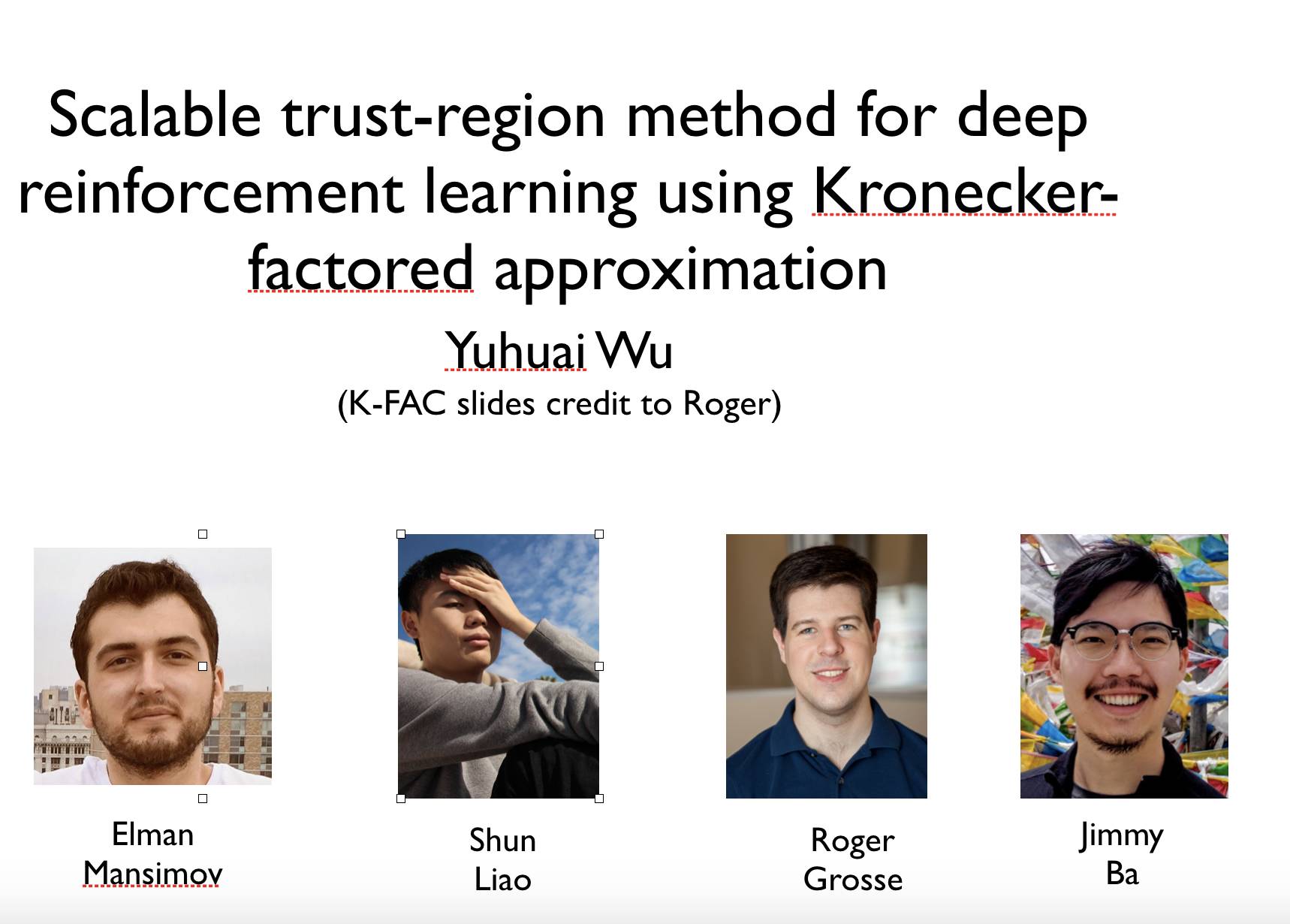 NIPS 2017 | 线上分享第一期：似自然梯度的优化算法KFAC与强化学习算法ACKTR-CSDN博客