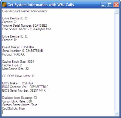 使用Microsoft WMI Code Creator 应用程序 调用WMI获取系统信息-CSDN博客