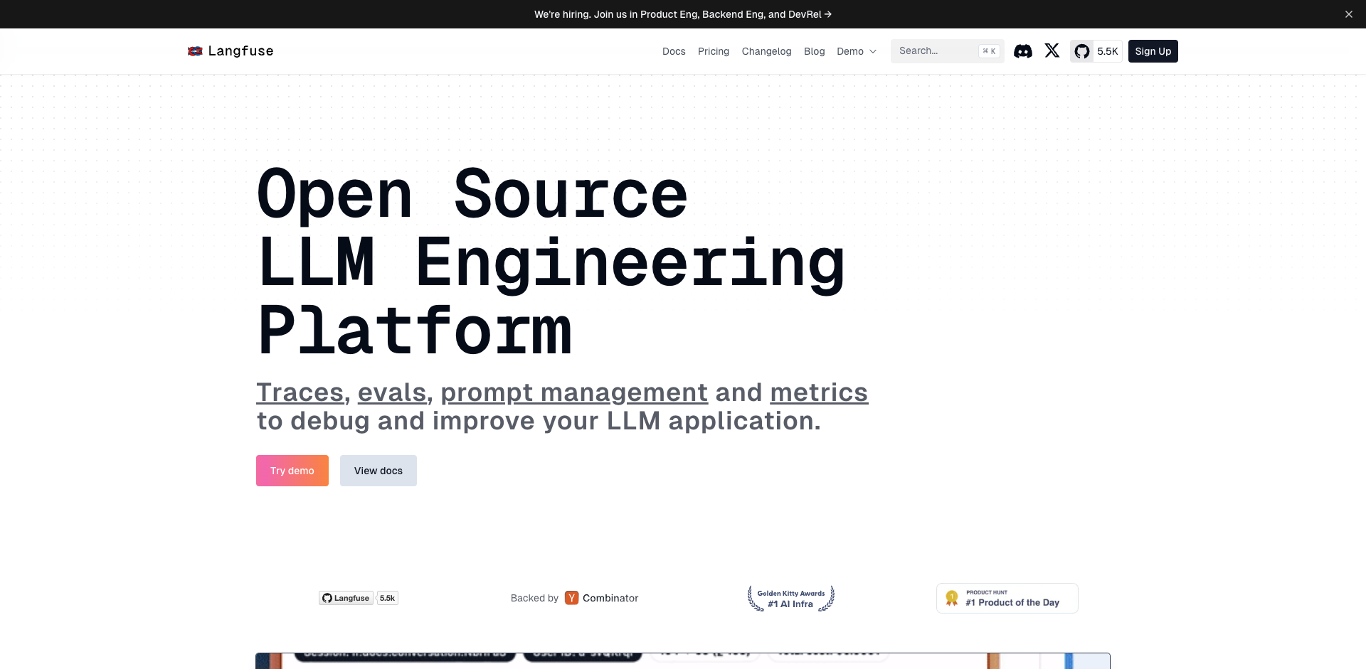 Langfuse学习资料汇总 - 开源LLM工程平台_langfuse demo 体验-CSDN博客