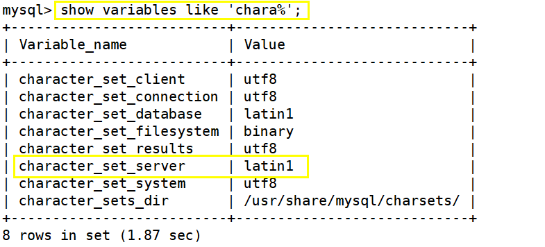 MySQ修改字符集编码为UTF8_mysql -uroot -p 登录客户端设置一下编码格式位utf-8-CSDN博客