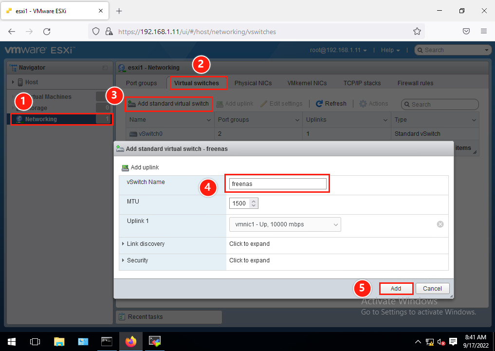 【VMware vSphere】搭建属于自己的 vSphere 实验环境（5）—— 使用Host Client配置ESXi_esxi host client-CSDN博客