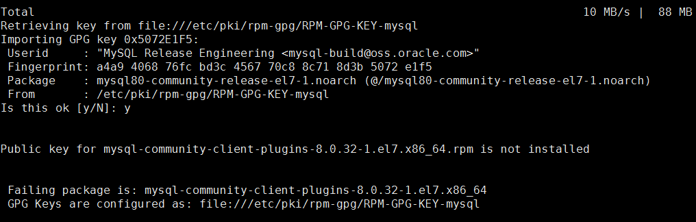 Centos7 通过RPM安装MySQL失败_public key for mysql-community-common-8.0.35-1.el7-CSDN博客