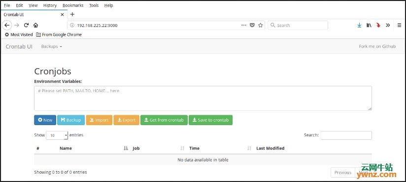 linux定时任务crontab停止,在Linux系统下使用Crontab UI安全管理Cron定时任务_乔尔斯的博客-CSDN博客
