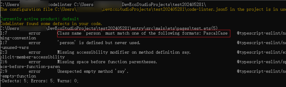 鸿蒙开发进阶（HarmonyOS ）Code Linter实现ArkTS/TS代码代码检查_arktscheck-CSDN博客