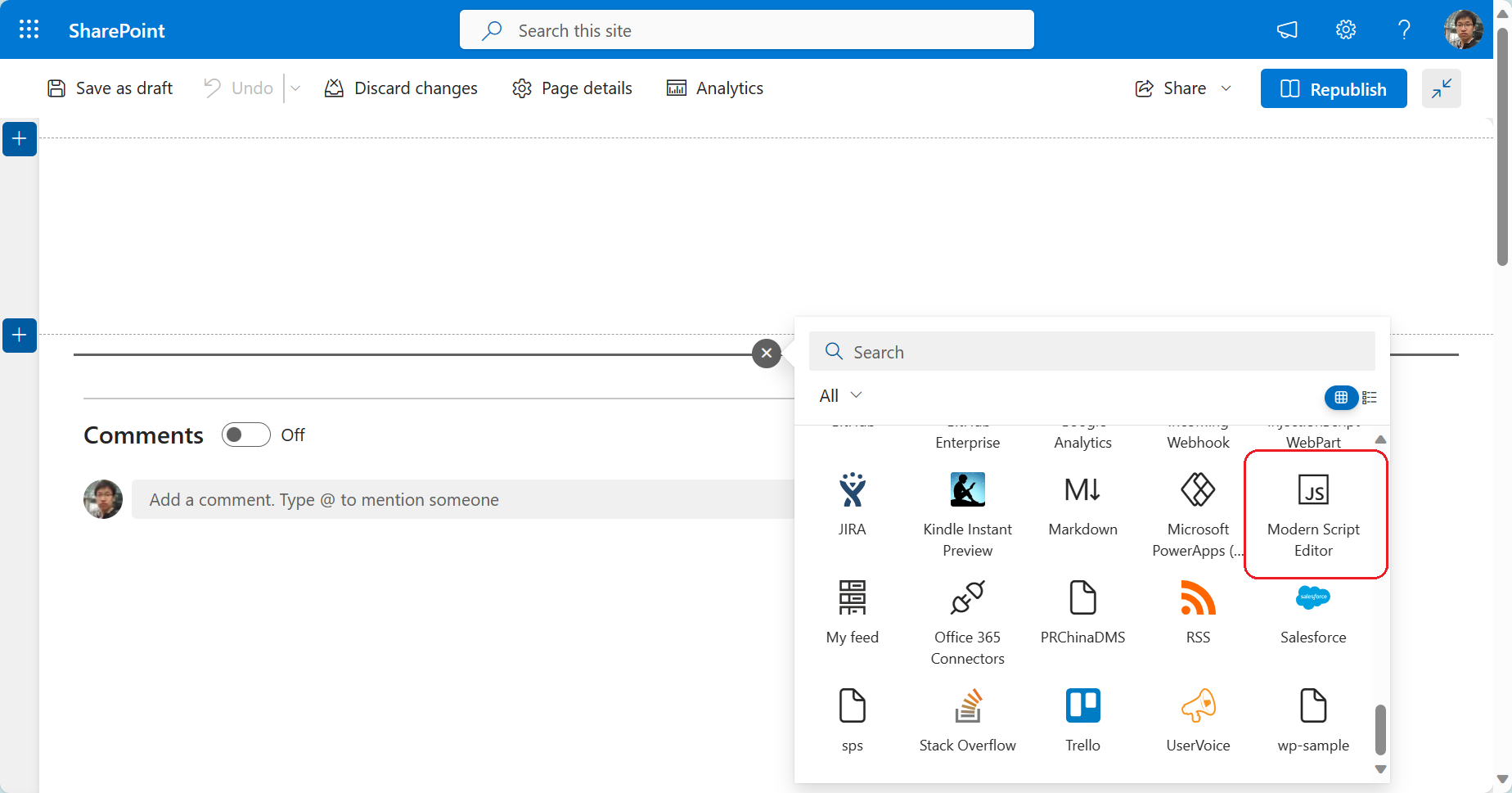 SharePoint Online Modern Script Editor WebPart-CSDN博客