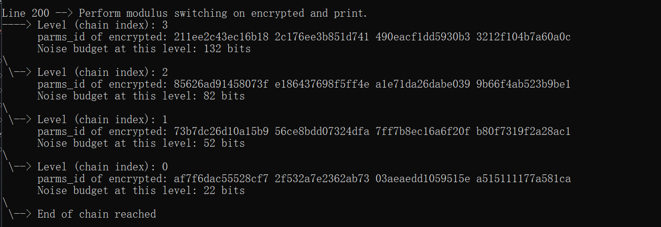Seal库官方示例（三）：levels.cpp解析_seal库实现rlwe-CSDN博客