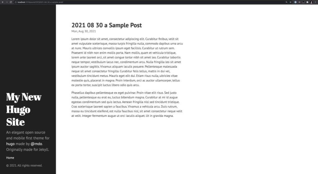 实例讲解如何使用Hugo框架搭建静态网站_hugo静态网站-CSDN博客