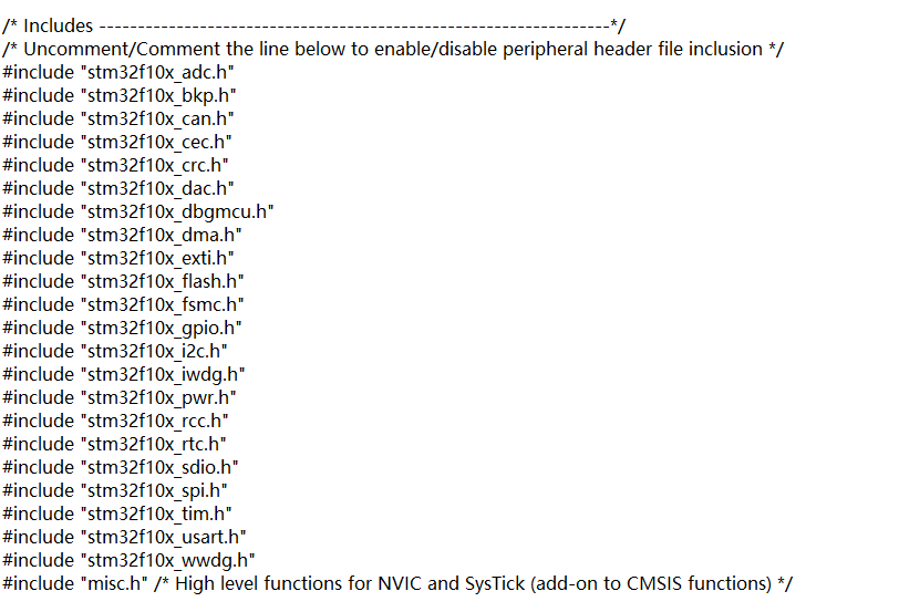stm32f10x_it.c、stm32f10x_it.h和stm32f10x_conf.h文件作用-CSDN博客