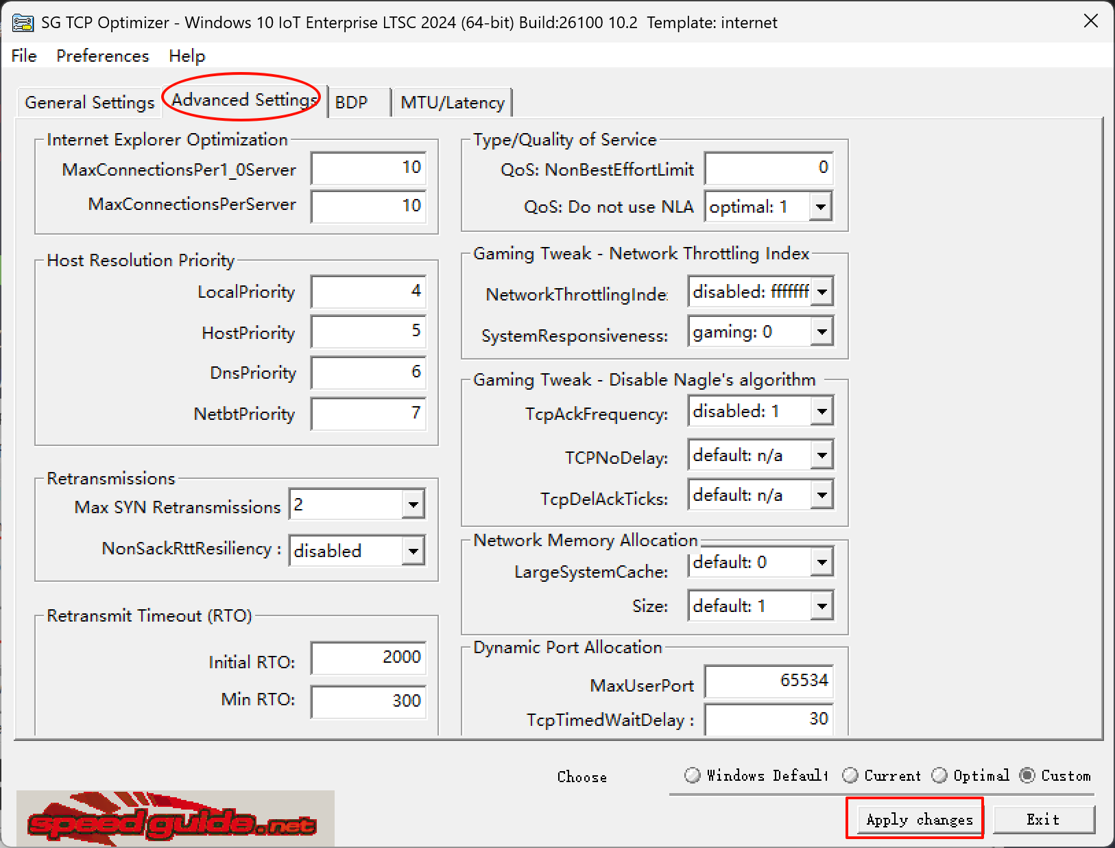 Speedguide TCP优化软件，快速提升你的上网速度！_tcp optimizer-CSDN博客