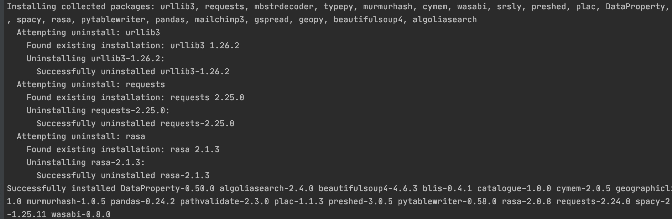 【深度学习】Rasa中文对话机器人入门-上篇_source activate rasa2-CSDN博客