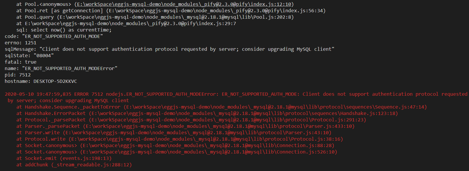 连接mysql数据库 报错authentication Method Caching Sha2 Password Is Not