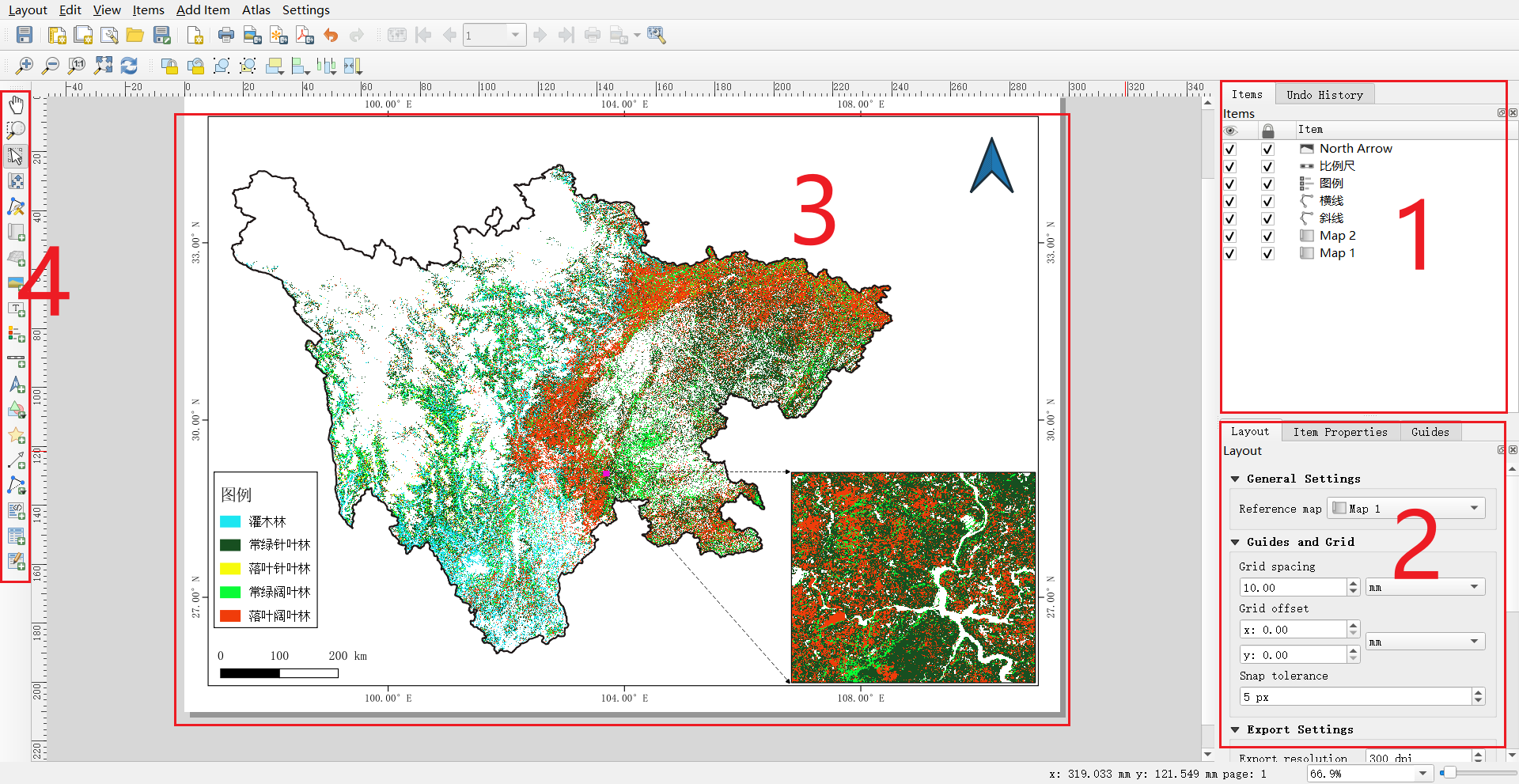 QGIS-论文专题图制作_qgis制作专题图_一叶可否知秋的博客-CSDN博客