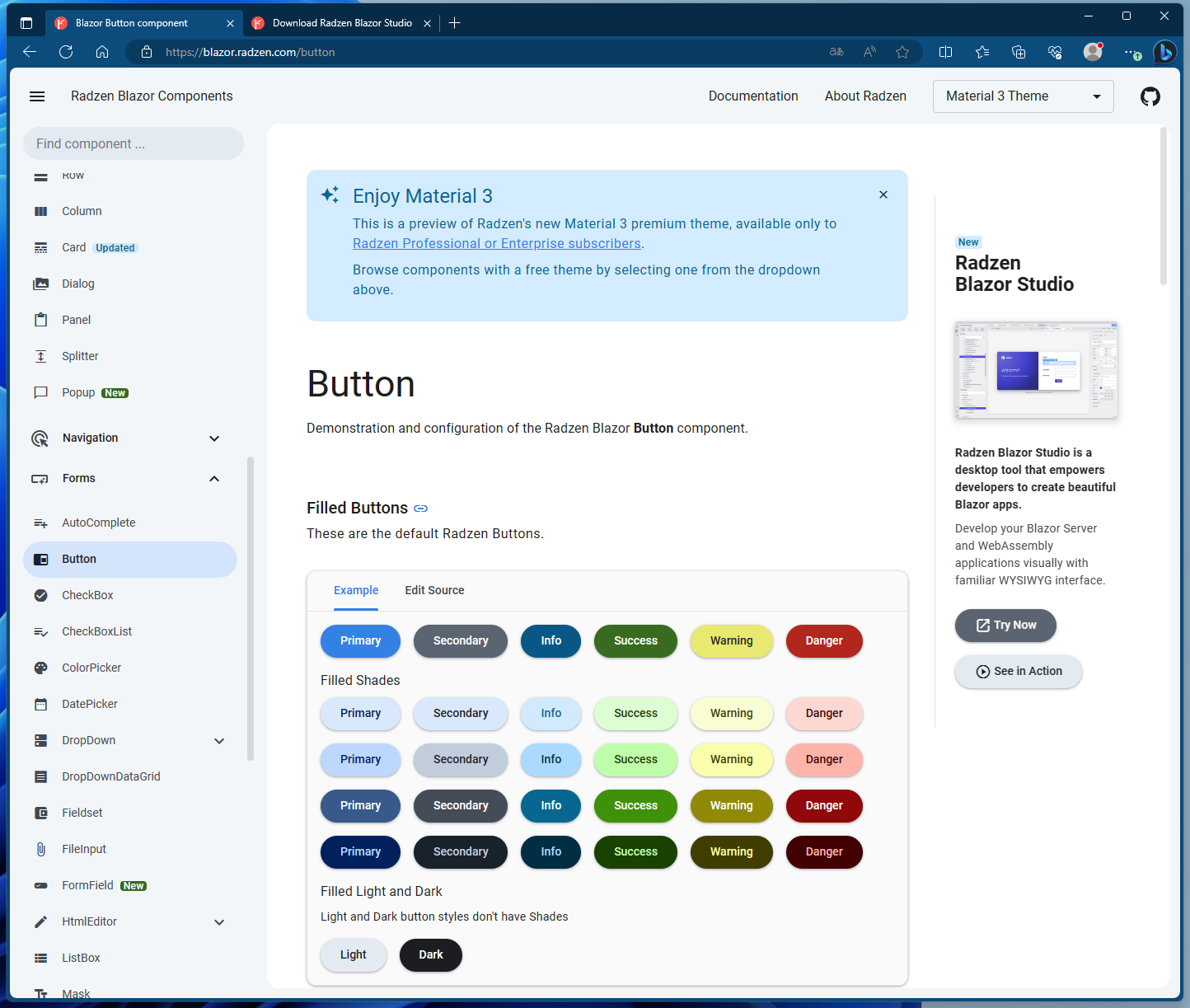 基于 .net/.net core 实现 9 款开源、免费、实用、美观的 Blazor UI 框架，有你的菜嘛_c# ui框架-CSDN博客