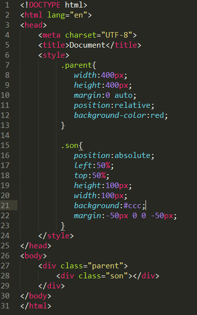 Html Css 单元格 居中html Css 居中方法大全 Csdn博客