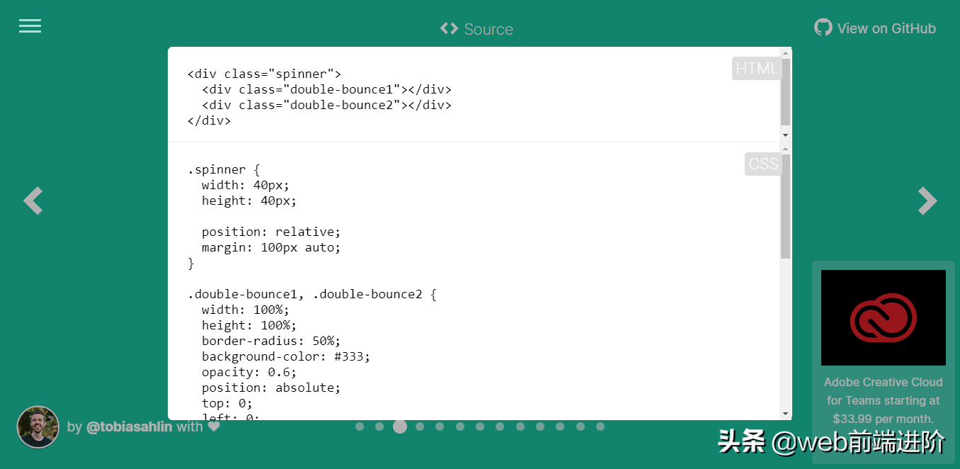 超干货 CSS3/SVG Loading动画集合_纯css3、svg 编写的loading-CSDN博客
