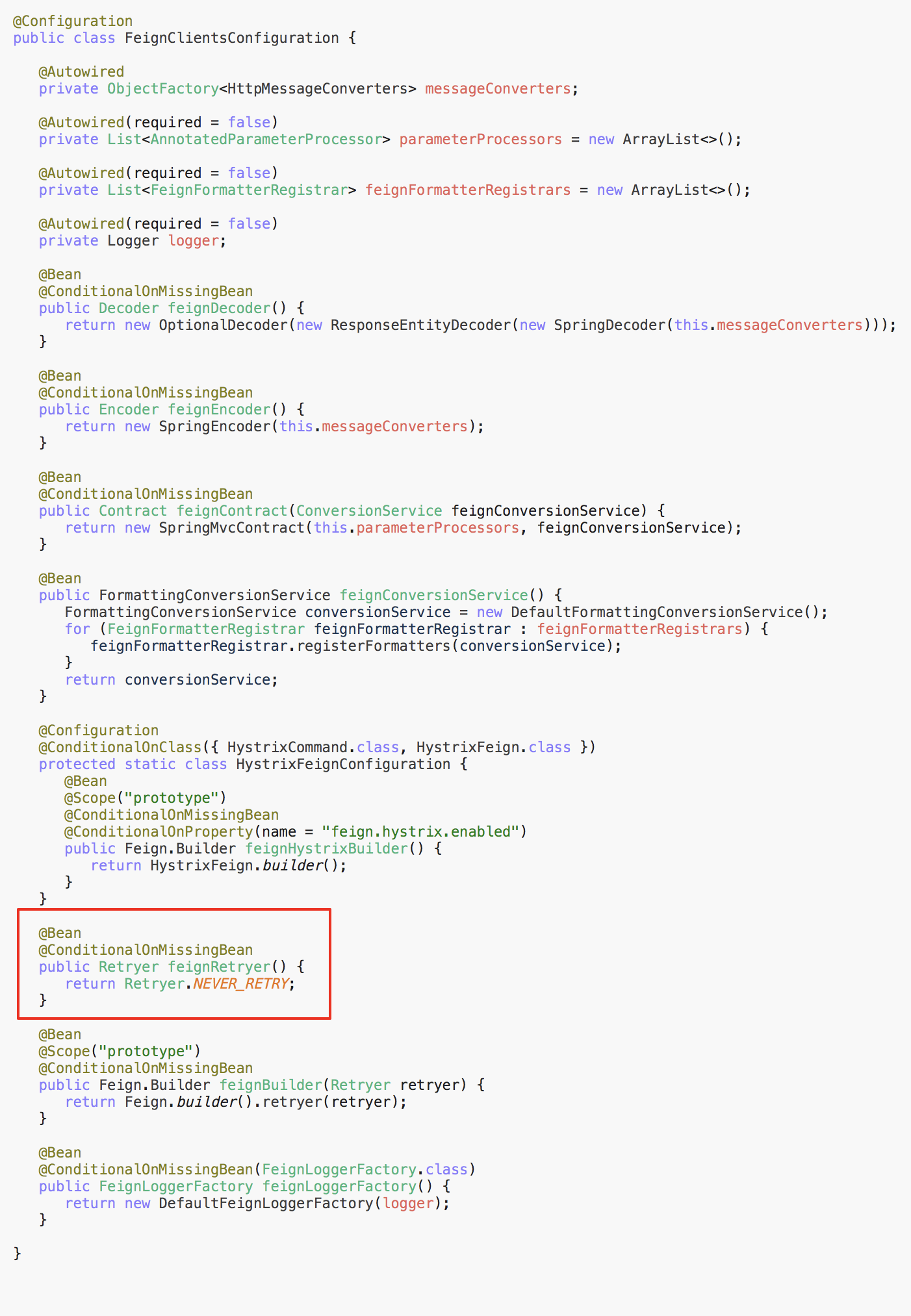 Spring Cloud Feign 重试配置_retryer.default-CSDN博客
