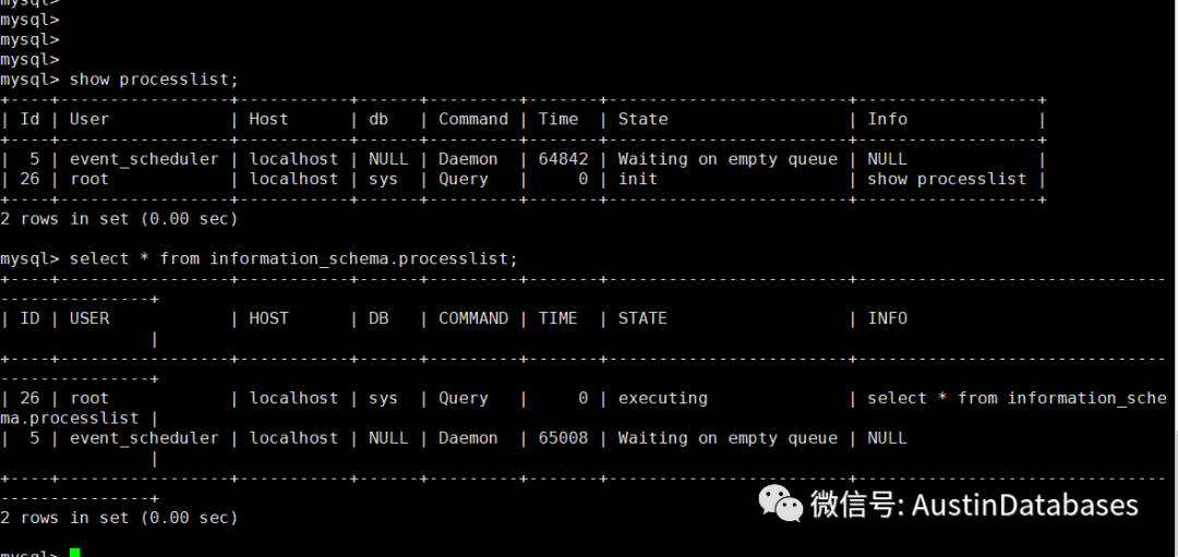 MYSQL 8 show processlist 到底信息从哪里来，换到哪里了，怎么打开，哪里有进步？...-CSDN博客