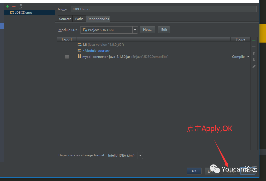 dbeaver连接mysql 驱动jar_用Intellij Idea创建一个普通的Java工程并用JDBC连接数据库...-CSDN博客