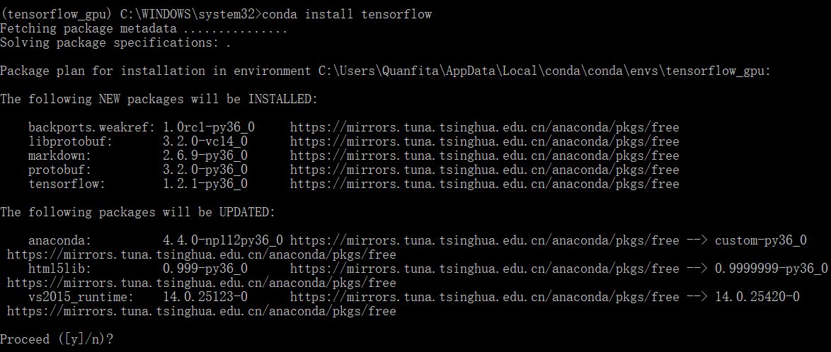 Windows10+Anaconda+TensorFlow(CPU & GPU)环境快速搭建_i5 6200u能跑tensorflow吗-CSDN博客