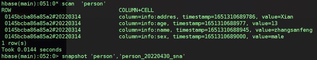 【分布式数据库】HBase快照SnapShot_hbase 快照-CSDN博客