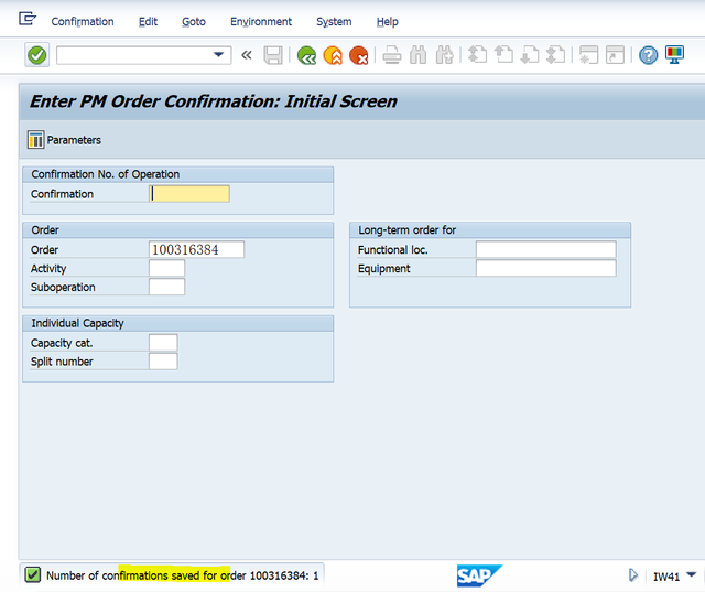 SAP PM 入门系列15 - IW41 维护订单确认_sap维修工单代码-CSDN博客
