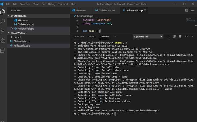 cmake使用_使用CMake在Windows上编译C++ HelloWorld-CSDN博客