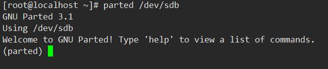 parted新建分区_Linux parted分区，步骤很详细-CSDN博客