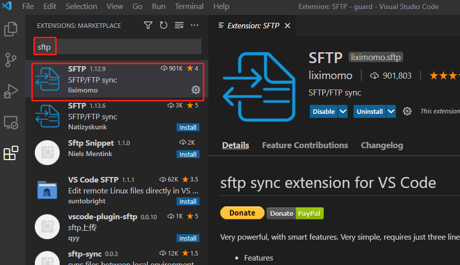 vscode使用sftp_vs code sftp-CSDN博客