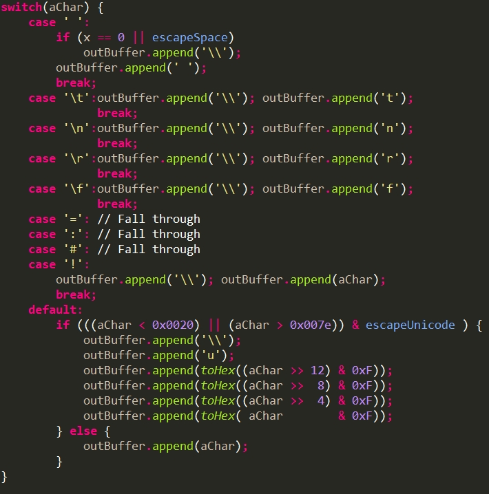 Properties Mysql转义java去除properties文件转义符号 Csdn博客 