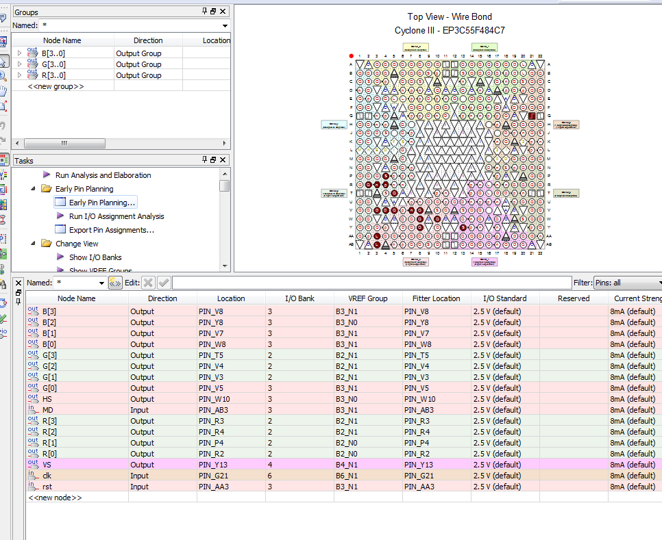 VGA彩色信号显示控制器设计Verilog代码Quartus仿真_verilog vga仿真-CSDN博客