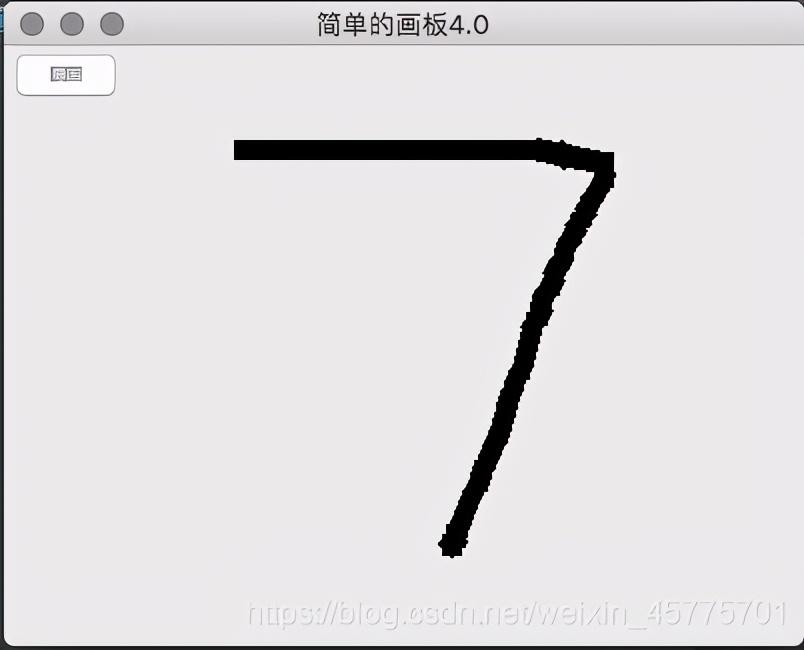 Python实现手写体数字图片识别gui界面画板数字识别pyqt5识别数字的页面 Csdn博客 
