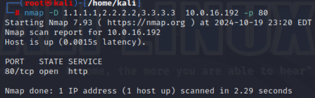 【最新】Nmap内网隐蔽扫描、高级用法【含wireshark流量分析】_wireshark nmap-CSDN博客
